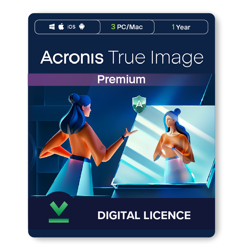 Buy Acronis True Image Premium | 1 Year | 1-3-5 Device Options | Digital Delivery | LicenceDeals.com
